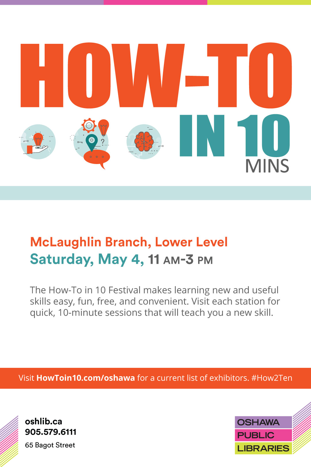 Join Oshawa Power at HOW-TO IN 10 at Oshawa Public Library! - Oshawa Power